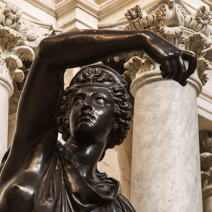 The tomb of Henri II and Catherine de'Medici